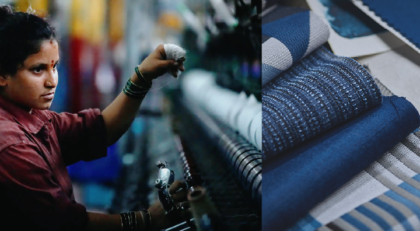 How does India's textile industry play a major role in garment production?