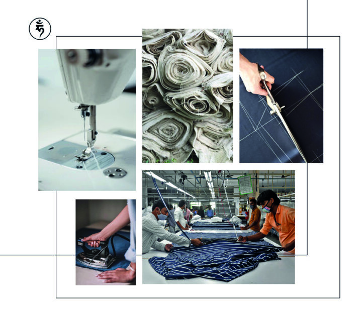 How does India's textile industry play a major role in garment production?